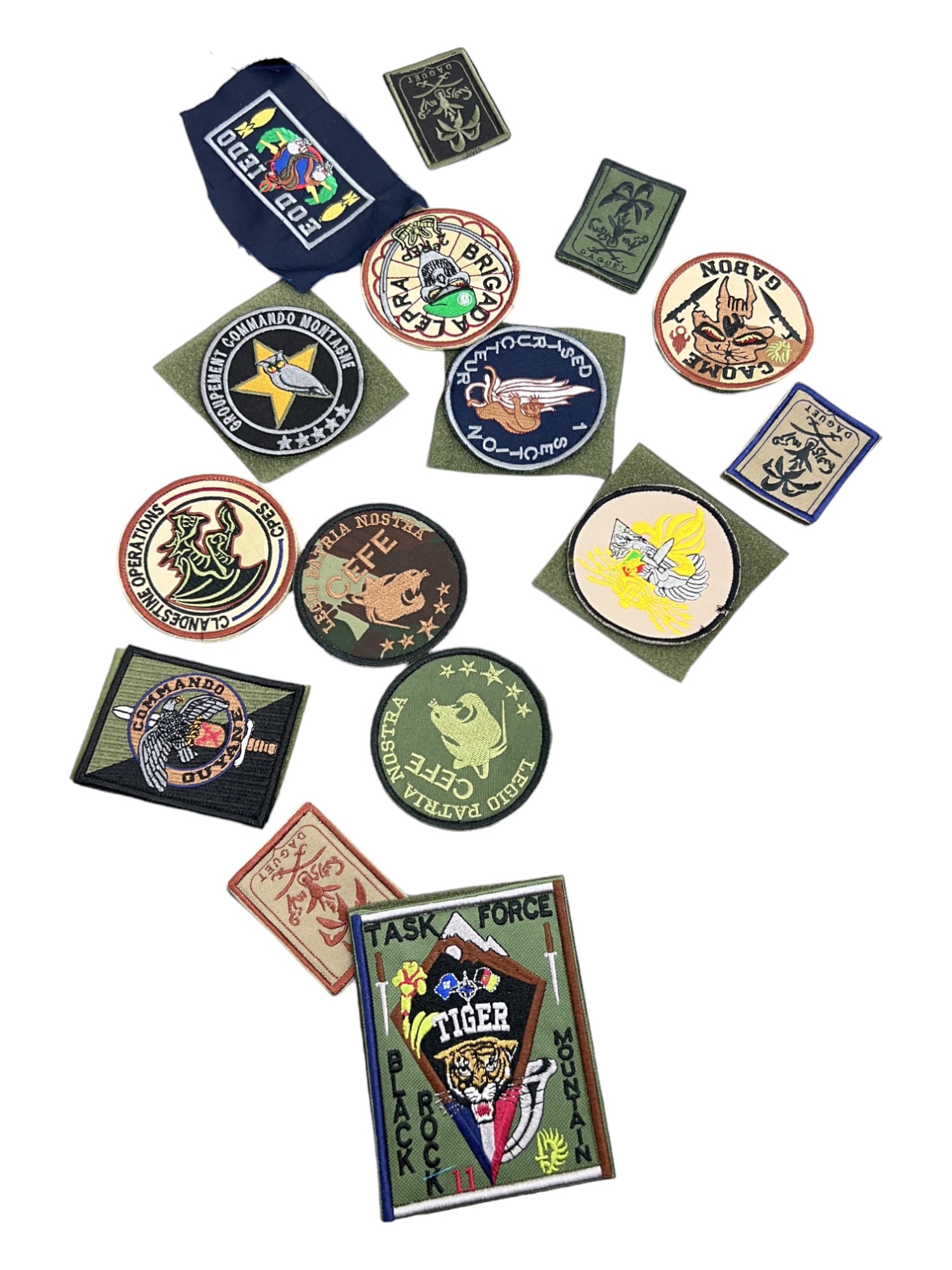 French Foreign Legion Patch Collection Lot Auction