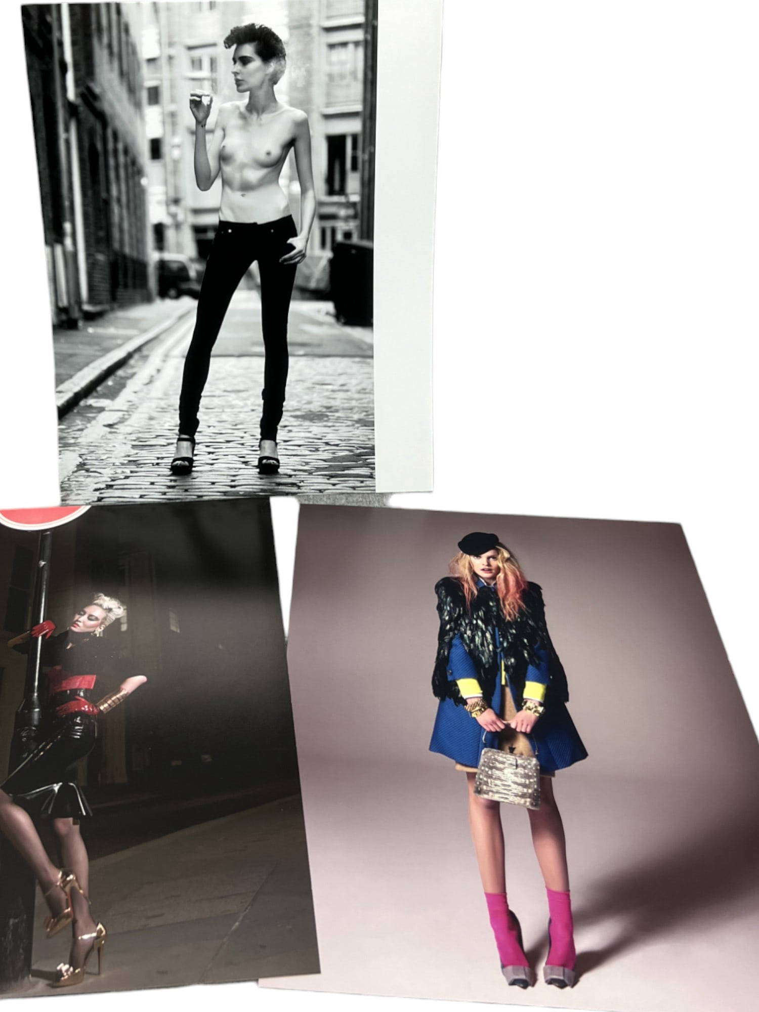 Vintage Photo European French English Model Photoshoot Pinup Girl ...