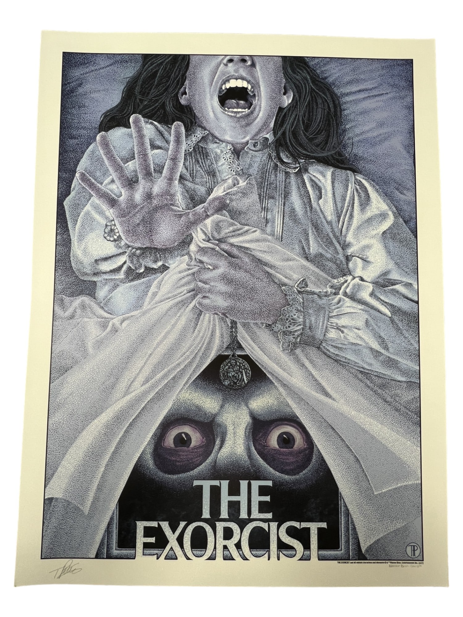 Original The Exorcist Warner Bros. Screen Print Poster Hand Signed ...