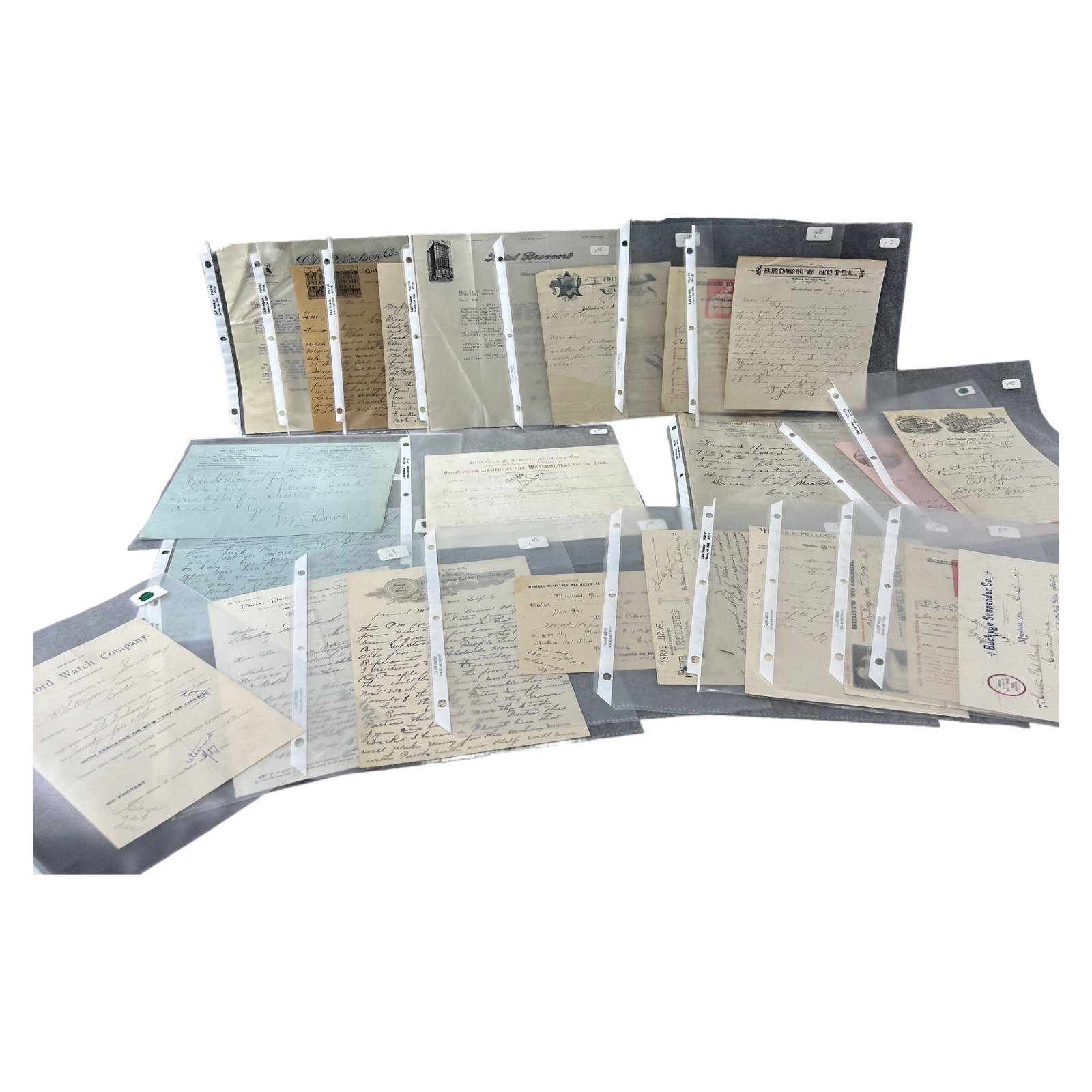 Antique Us Old Paper Collection Lot 20 1890-1912 Auction