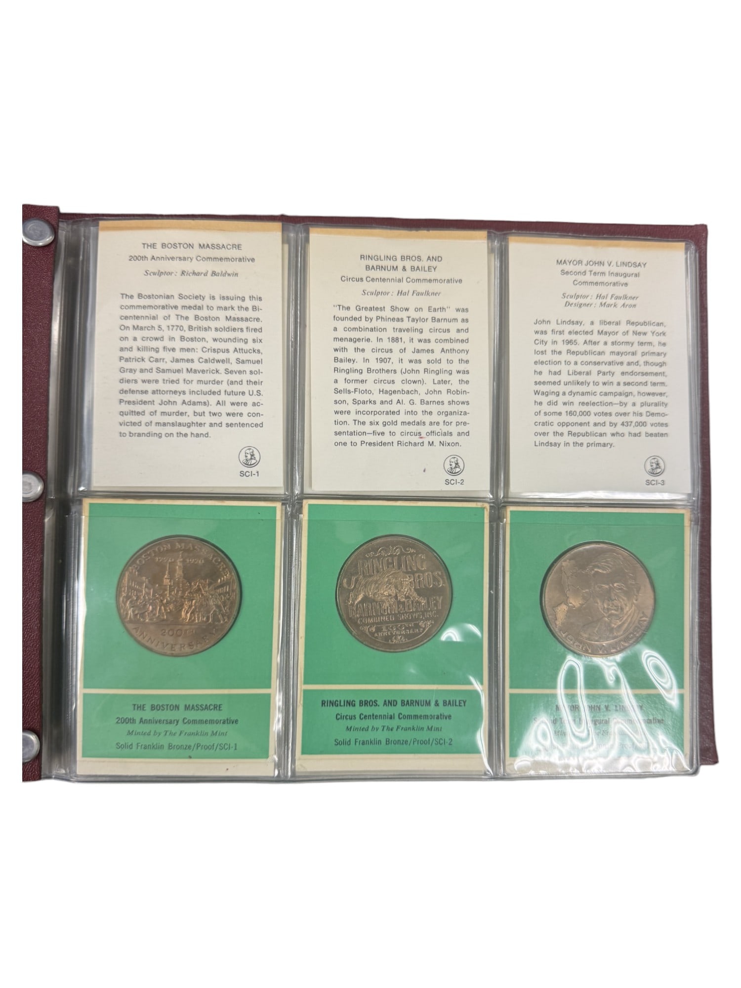 The Franklin Mint Special Commemorative Issues Of 1970 First Edition 30 ...