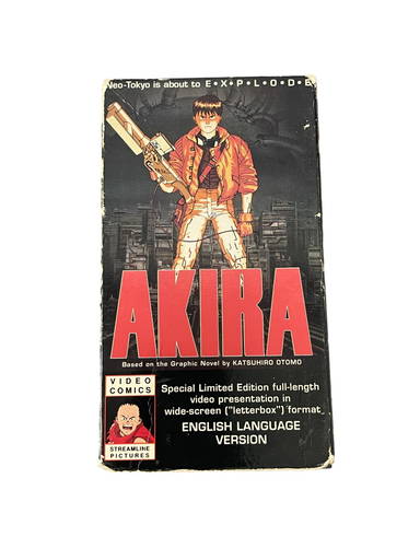 Akira Vhs Tape Special Limited Edition 1989 Katsuhiro Otomo