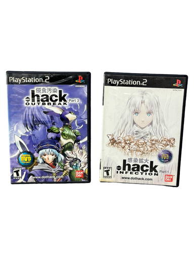 .hack//infection And Outbreak Vintage Ps2 Video Game