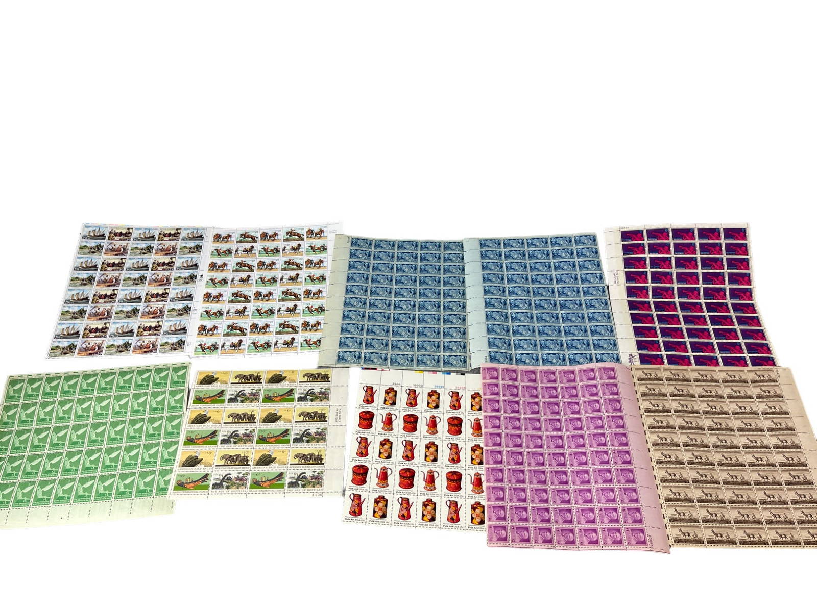 Us Postage Stamp Sheet Collection Lot Auction