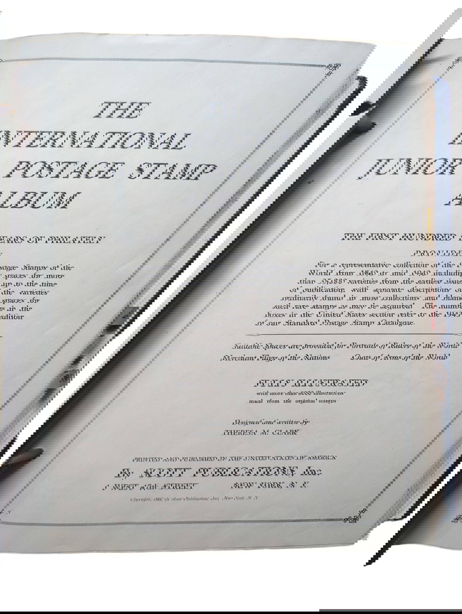 1840-1940 Scott International Junior Stamp Album Auction