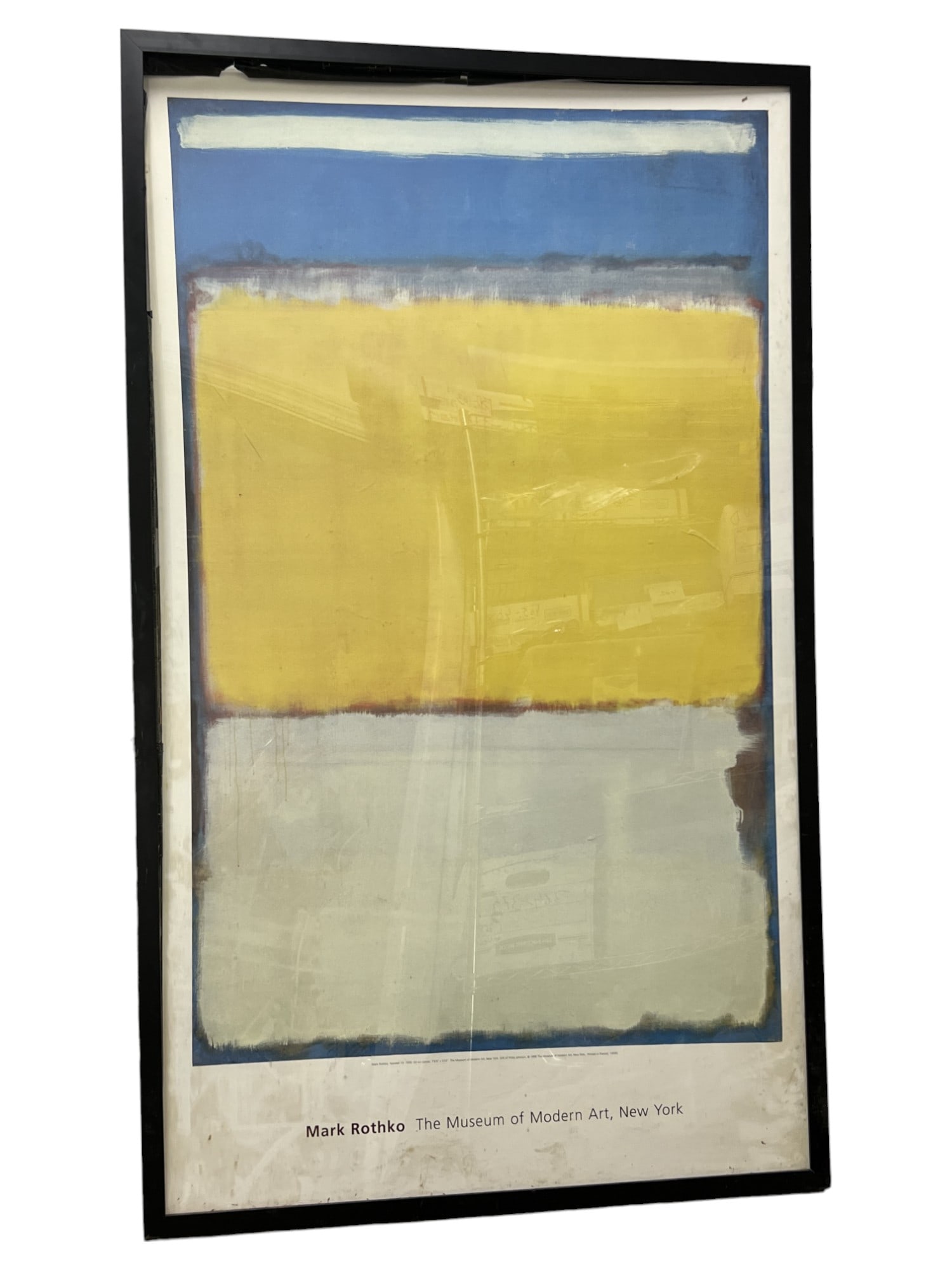 Mark Rothko Moma Ny Exhibition Poster 42 X 71 Inches Including Frame ...