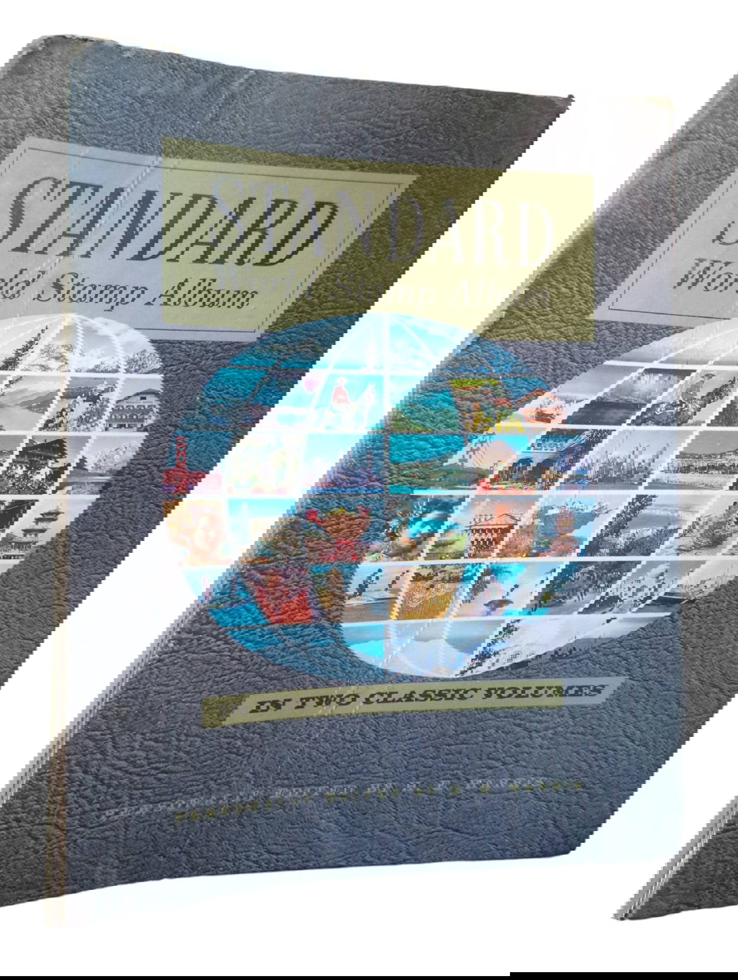 Vintage H.e. Harris Standard World Stamp Album Auction