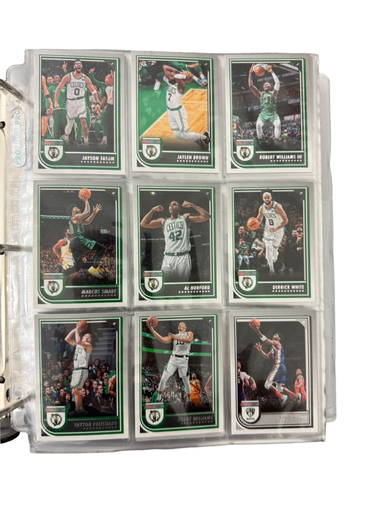 Nba Hoops Basketball Trading Card Collection Lot Binder