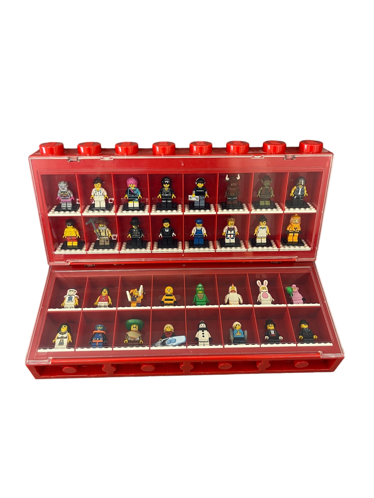 Lego Minifigure Mini Lego People And Display Case Collection Lot Auction