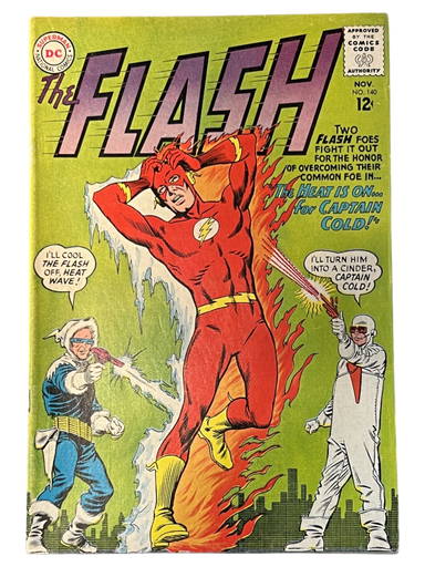 The Flash #140 Dc Origin And 1st App. Heatwave Comic Book