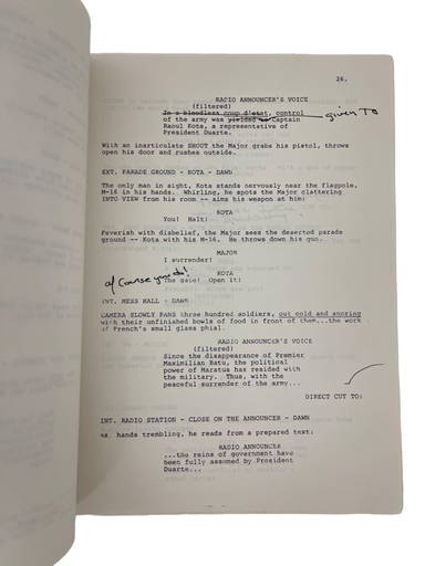 Working Movie Script Copland Sylvester Stallone