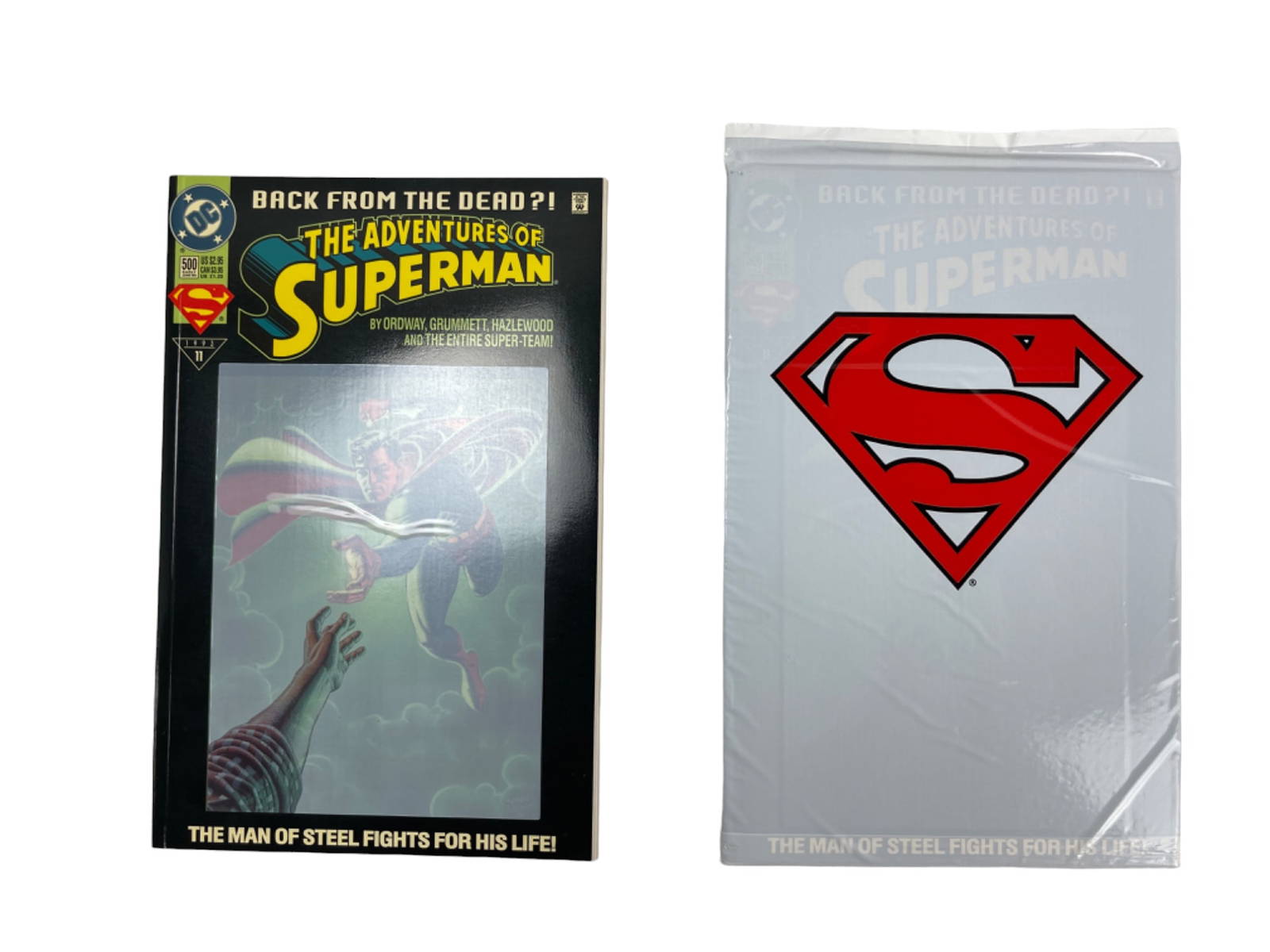 Adventures Of Superman #500 Polybagged Sealed Dc Comic Books Auction