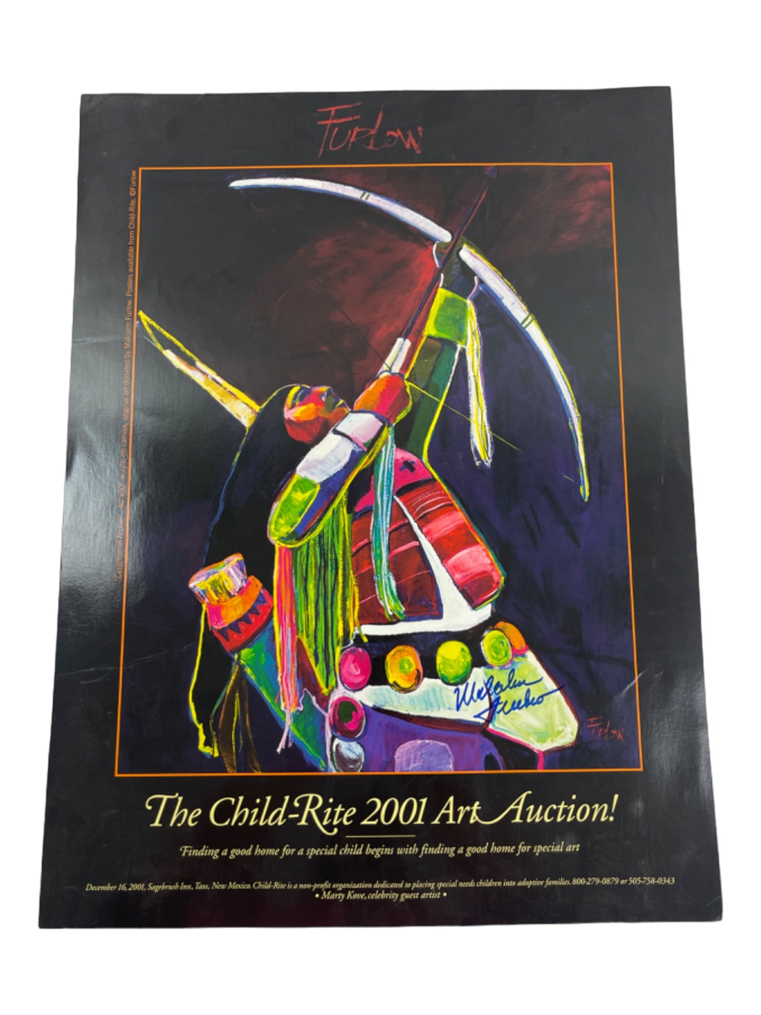 Malcolm Furlow Poster -hand Signed Auction