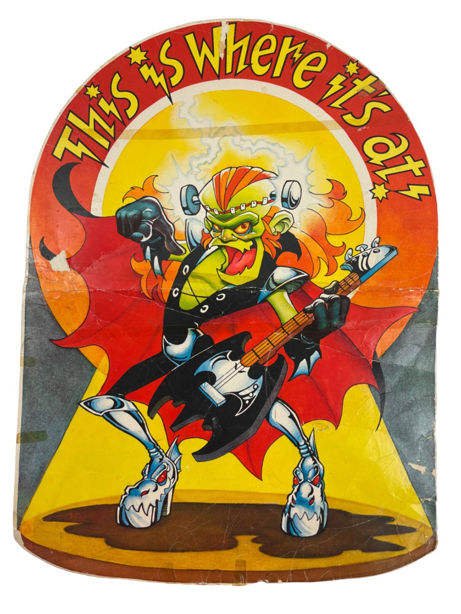 Rare Vintage Musical Band Poster This Is Where Its At Rock Auction