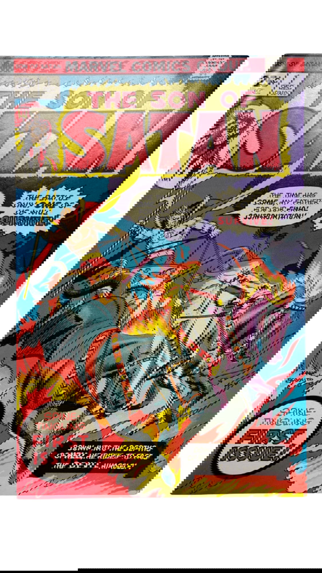 The Son Of Satan #1 Marvel 1st Full Son Of Satan Comic Book Auction