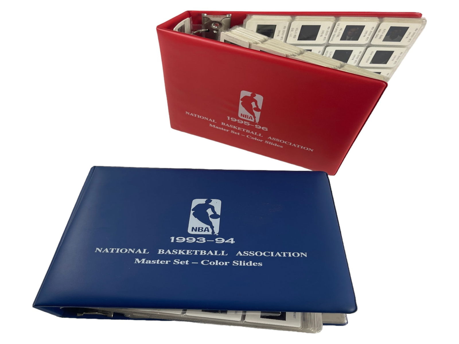 Original Nba Press Kit Color Photo Slides Negatives, Lot 2 Binder ...