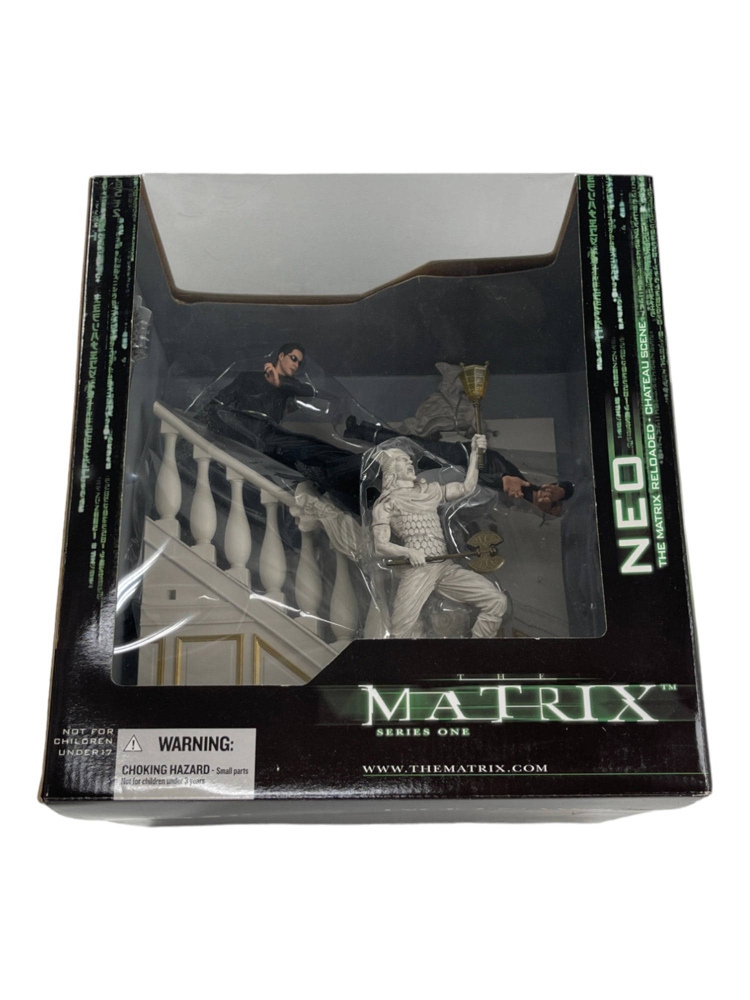 Matrix Reloaded Mcfarlane Toys Chateau Scene Scale Statue Nib Auction