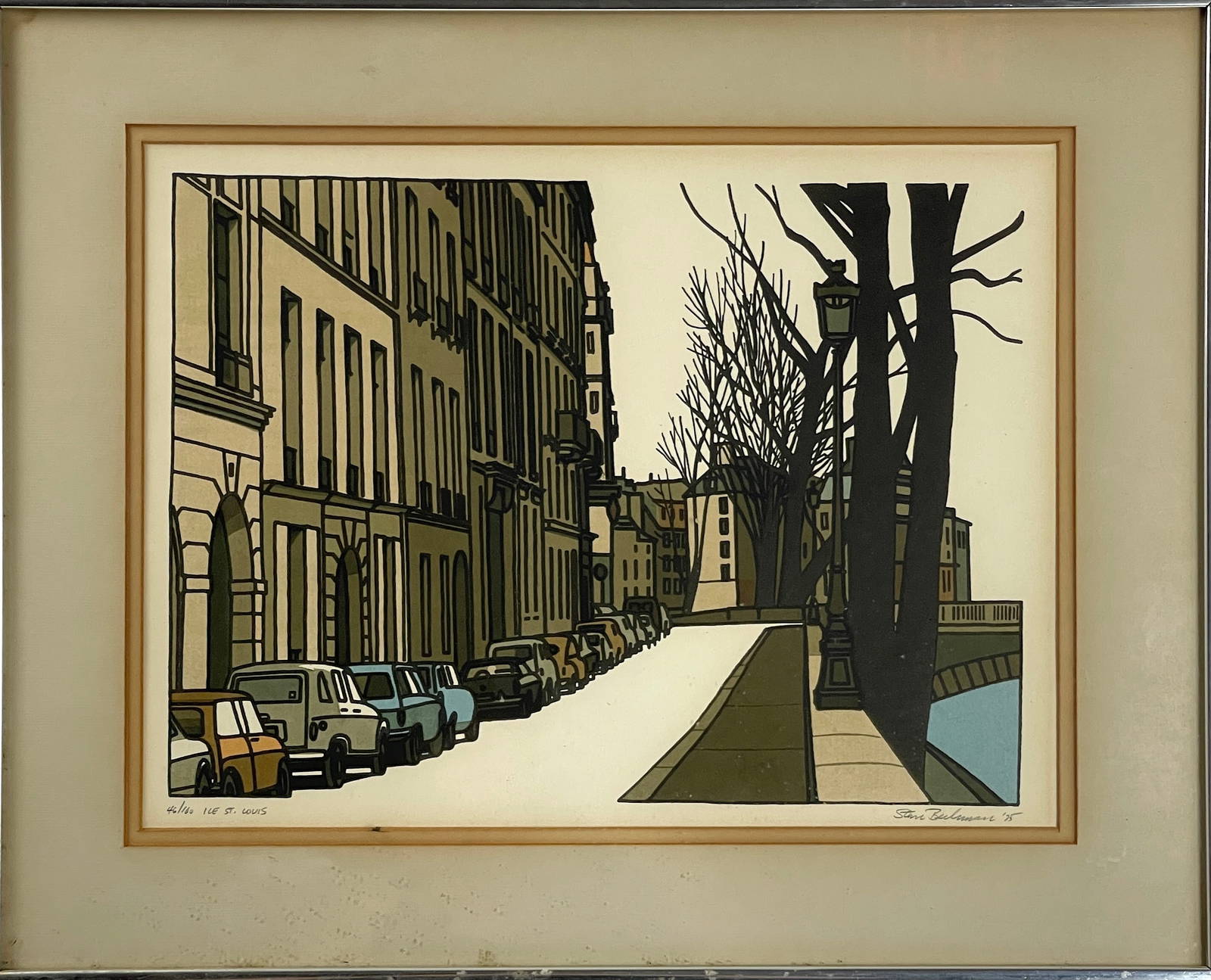 Stan Beckman Serigraph - Ile St. Louis Pencil Signed And Numbered 46/ ...