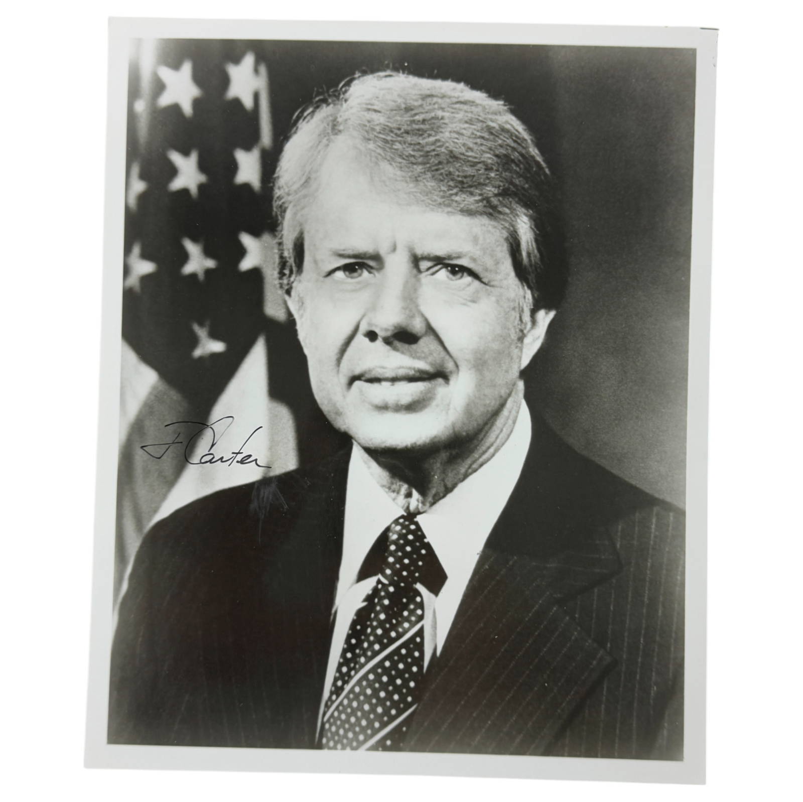President Jimmy Carter Signed Autograph 8x10 Photo Auction