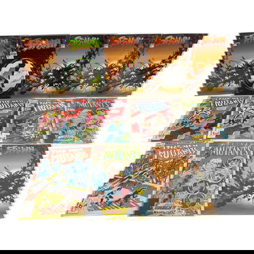 Spawn And New Mutants Comic Book Lots