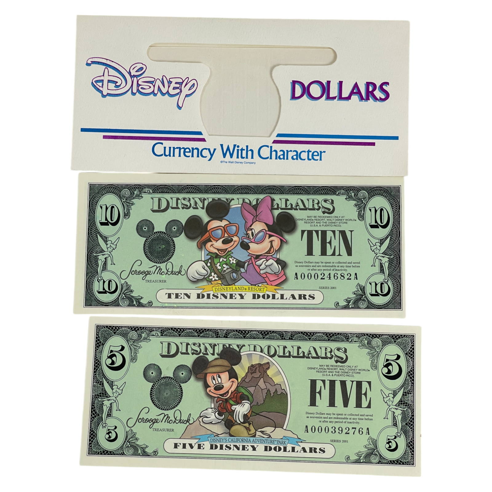 Walt Disney Dollar Rare Collectible Disney Currency With Envelope Mint ...