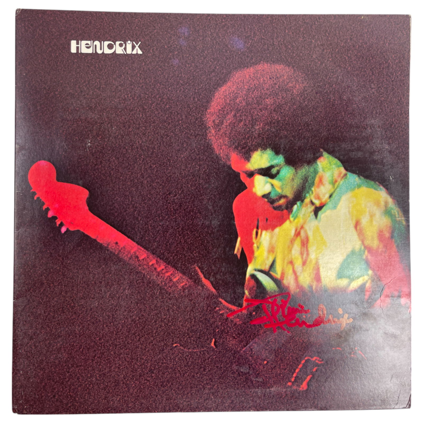 Jimi Hendrix Signed Autograph Vinyl Lp Record Auction