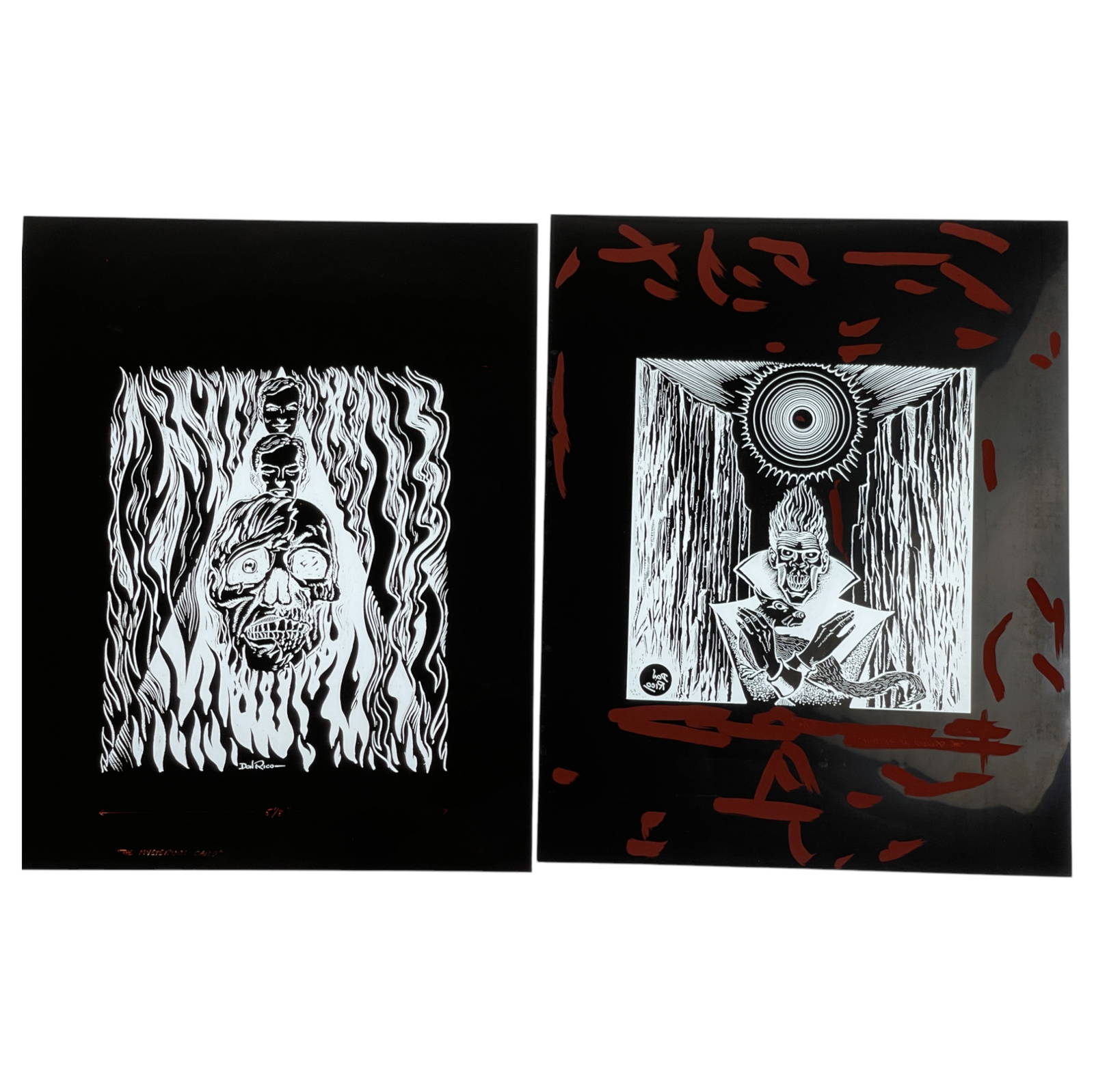 Don Rico – Negative Production Art For Weird Tales (winter 1973), "the ...