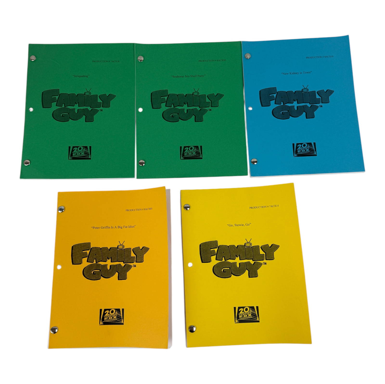 Vintage Family Guy Scripts Auction