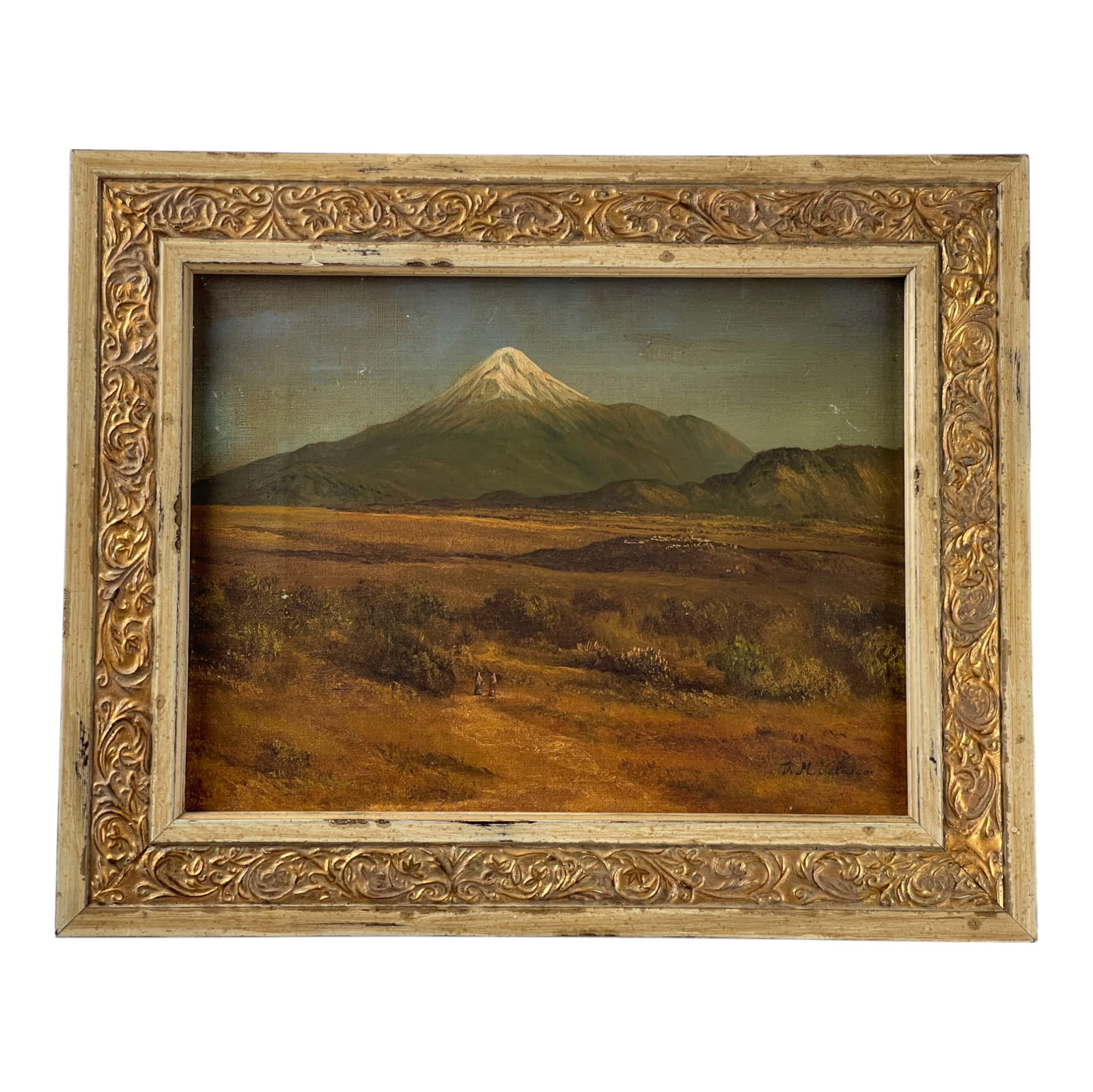 Jose Mario Velasco (mexican 1840-1912) Oil On Canvas, Valley Of Mexico ...