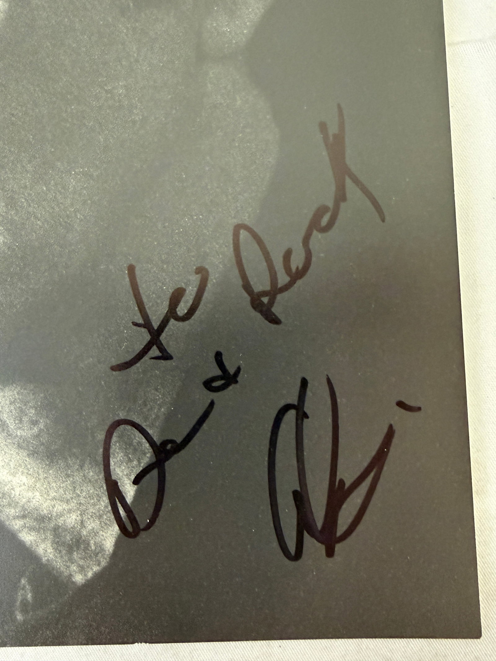 Al Pacino Signed Black & White Portrait Photograph Dedicated To Derek ...