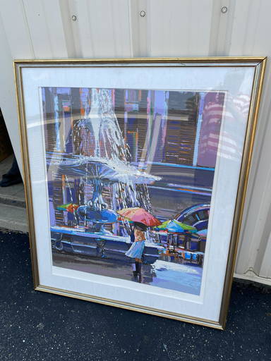 Large Sized Serigraph Artist Signed.