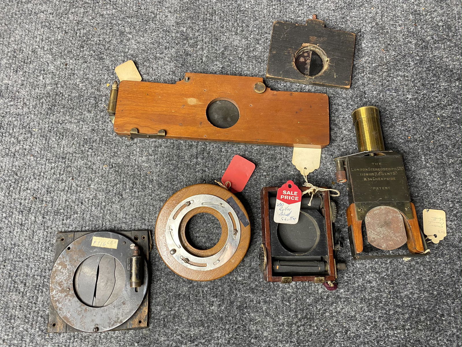 Group Lot Of Early Camera Shutters