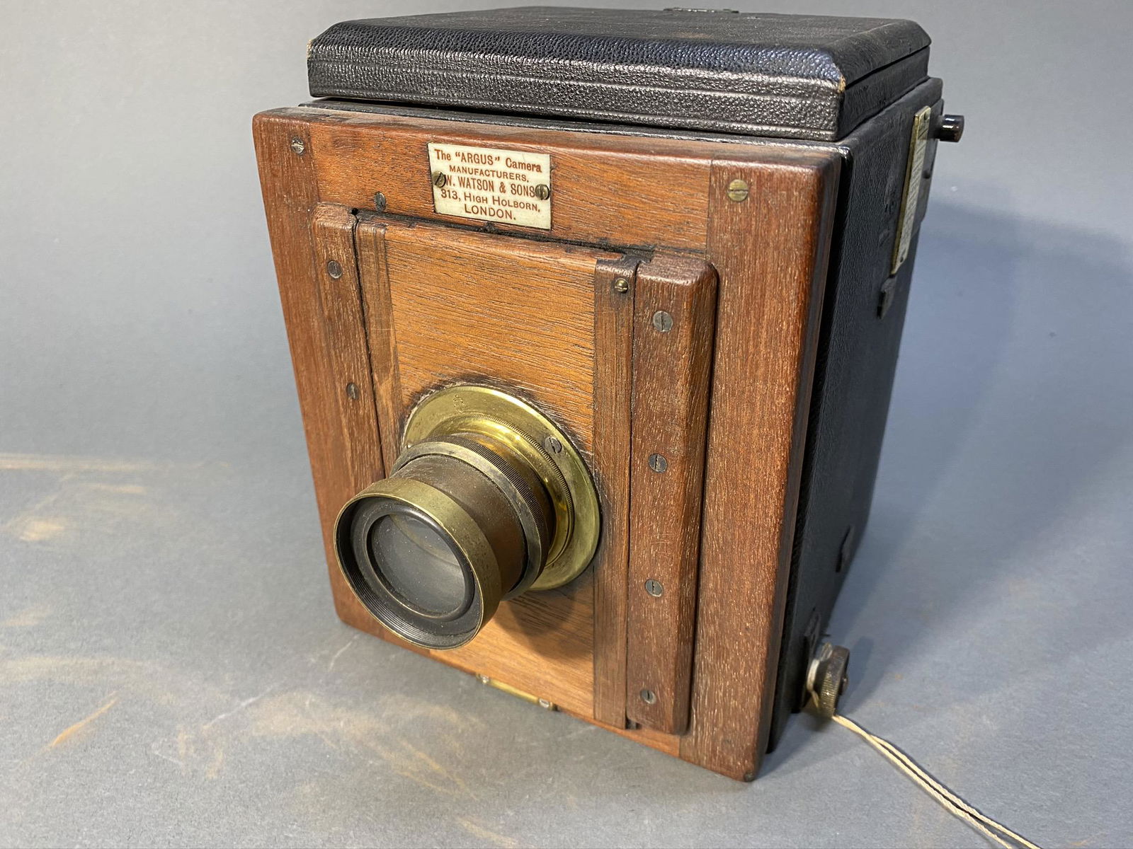 Antique "the Argus" Camera W/aplanastigmat Lens
