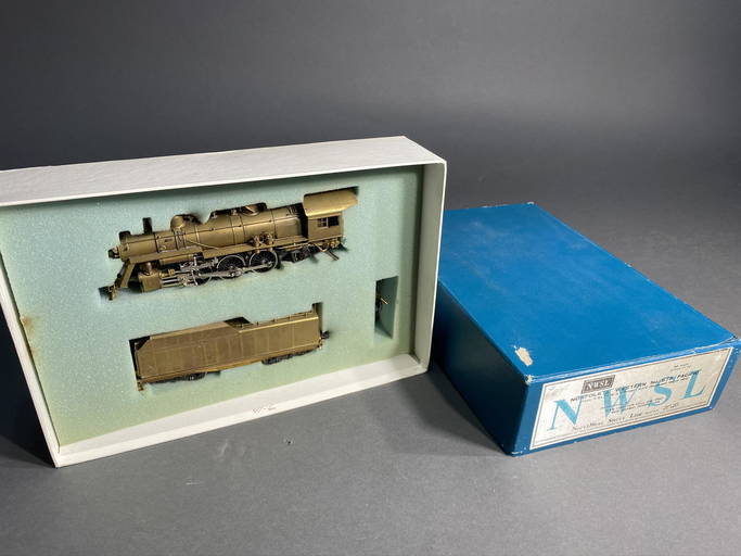 Ho Model Railroad Brass Locomotive And Tender Jan 14 2022 Burns
