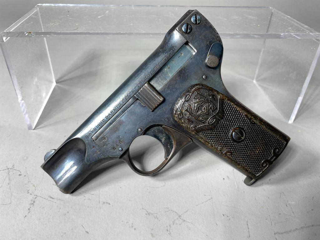 Rare Clement Pistol 5 Mm By Fabrique Darmes Wmagazine Mar 12 2023 Burns Auction