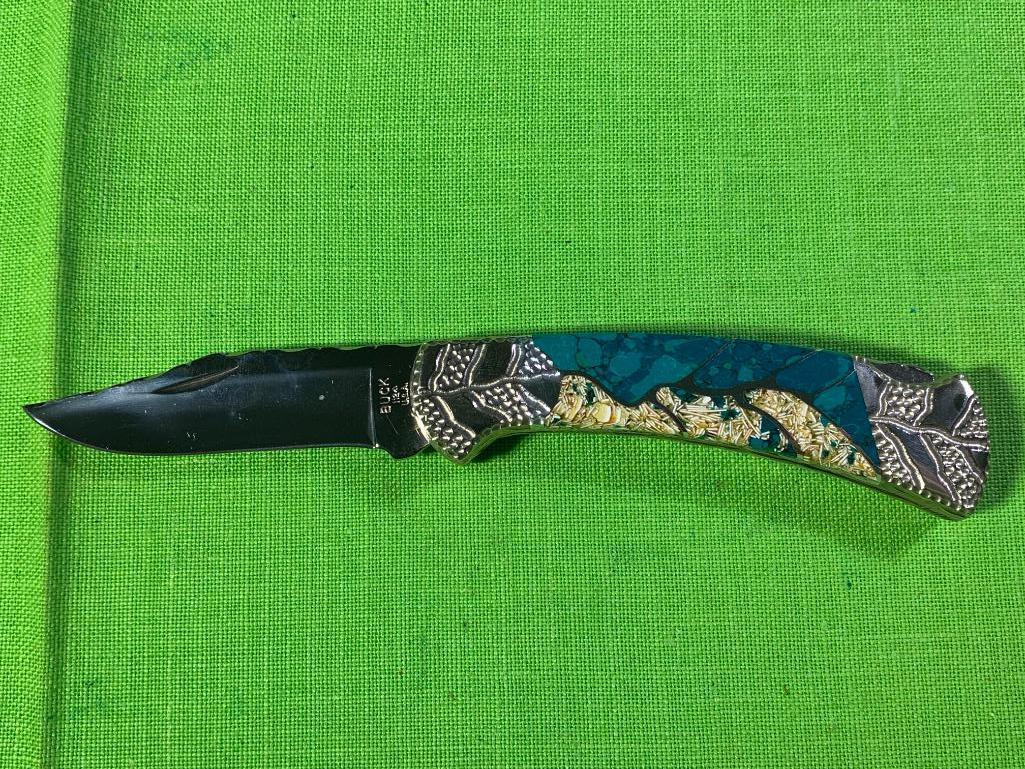 Buck 112 Folding Knife Custom Designed by Michael Prater Painted Pony ...