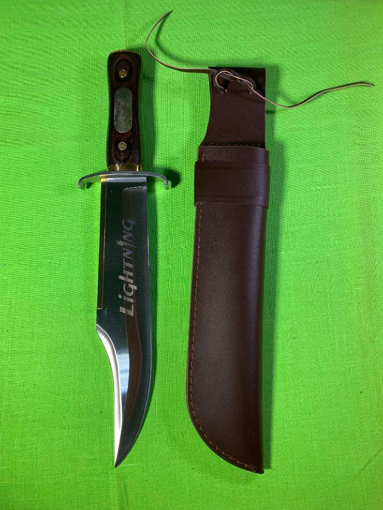 "Lightning" Knife with Sheath - Mar 12, 2023 | Burns Auction ...
