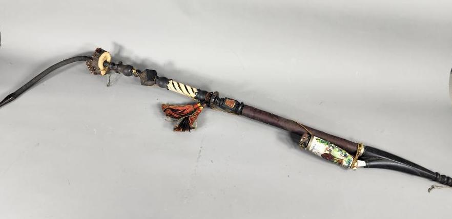 Antique Ww1 German Porcelain Military Smoking Pipe.