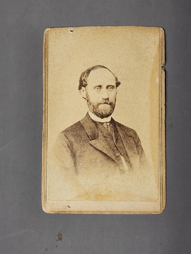 Civil War Era Cdv Religious Man Clergy Member Hudson Ny Auction