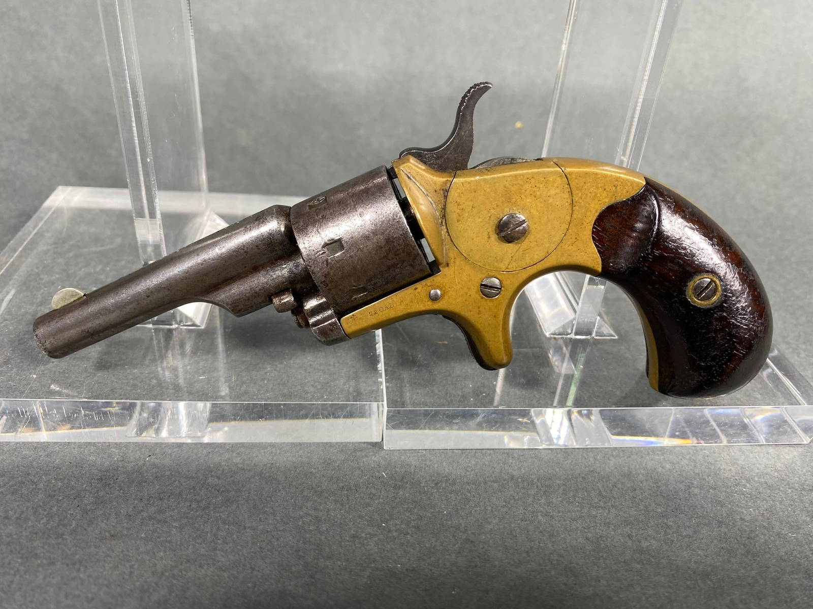 Colt Open Top Revolver Brass Frame Auction
