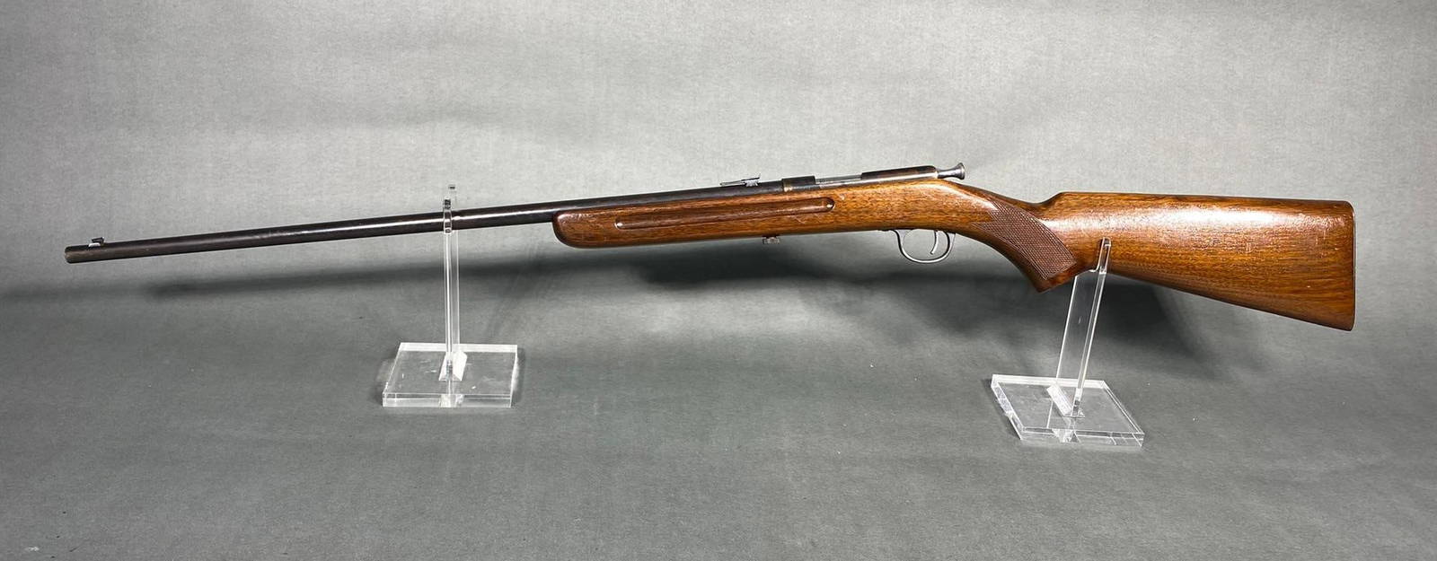 Iver Johnson 2-x Model 22 Lr Rifle Unusual Mechanism Auction