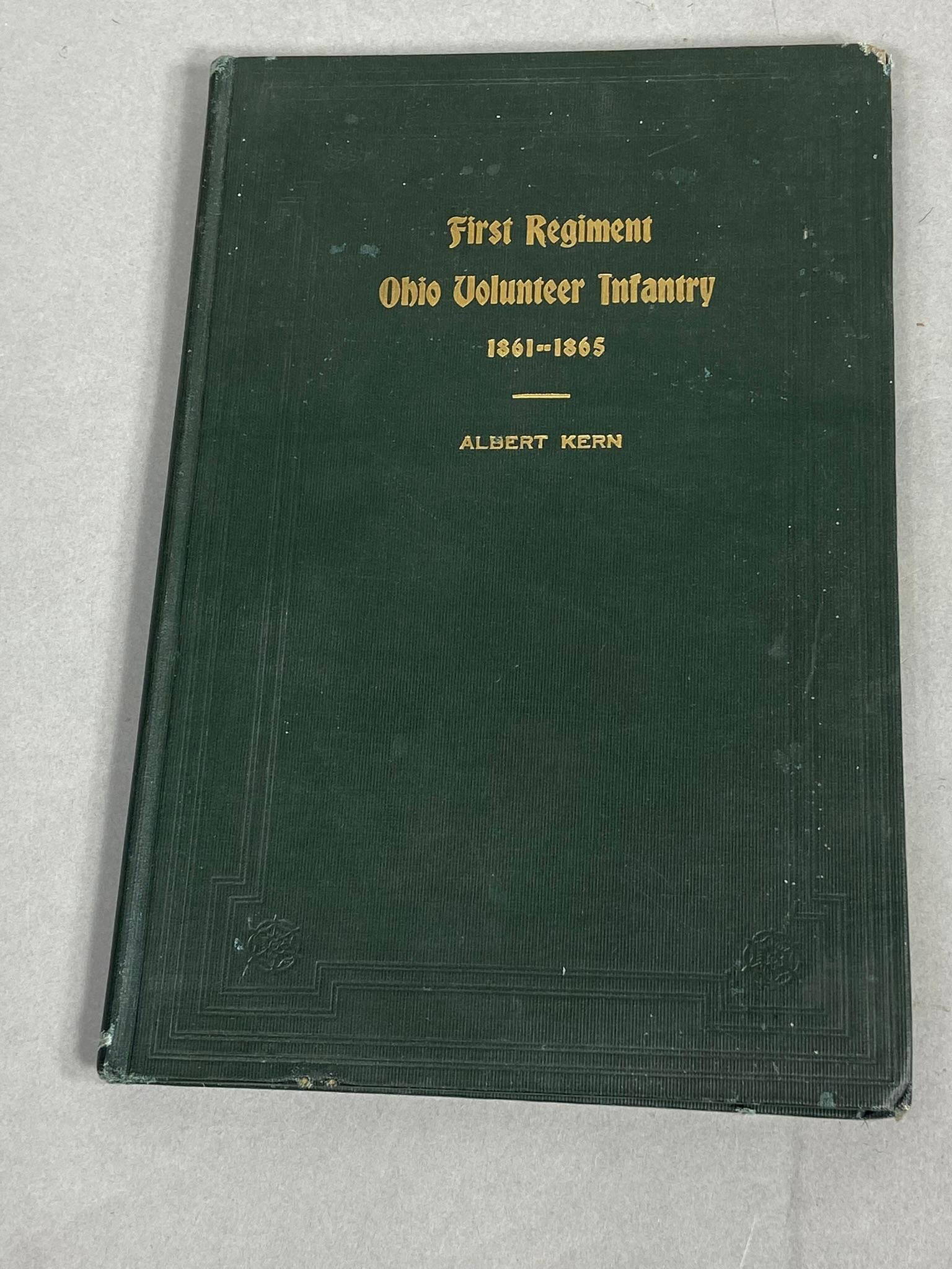 Civil War Regimental History 1st Ohio Ovi Auction