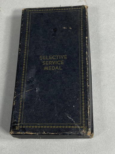 Wwii Ided & Cased Selective Service Medal Ohio