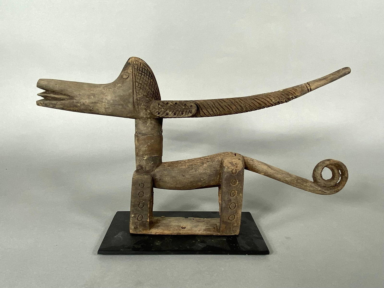 African Tribal Ci Wara Chiwara Bambara Mali Headdress Antelope Auction