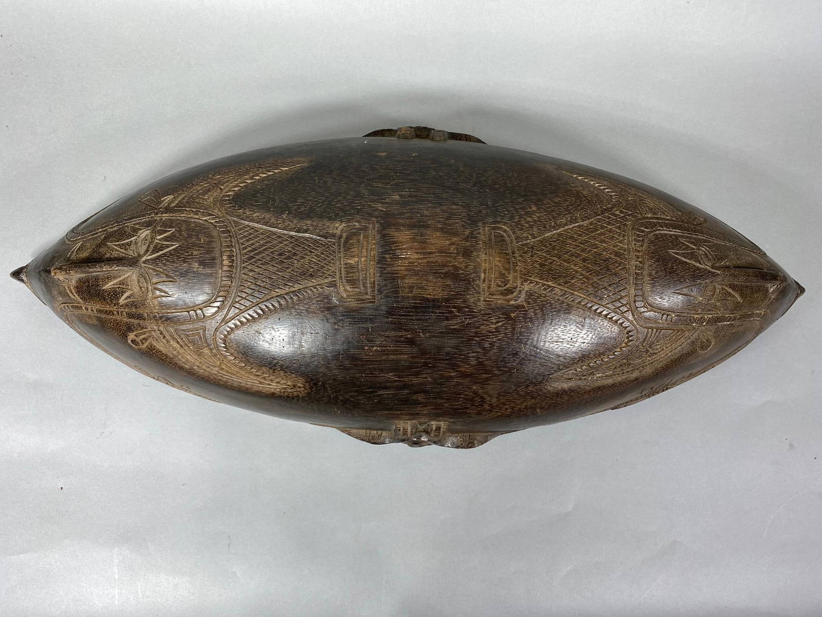 Tami Island Canoe Shaped Ceremonial Bowl, Papua New Guinea, 19th To ...