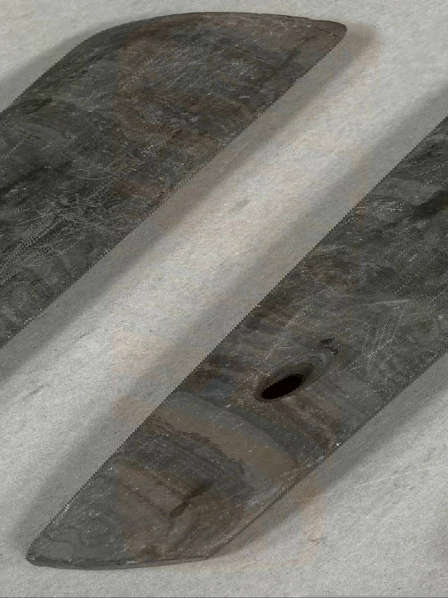 Native American Slate Pendant Van Buren County, Michigan Auction