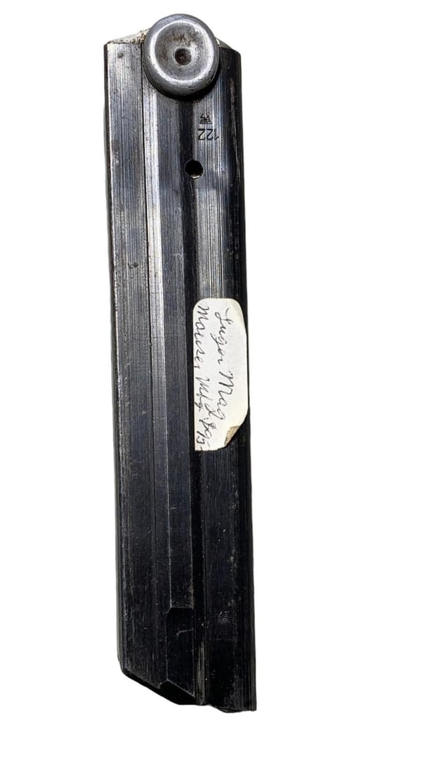 Early German Military Luger Pistol Magazine Waffen Mark Auction