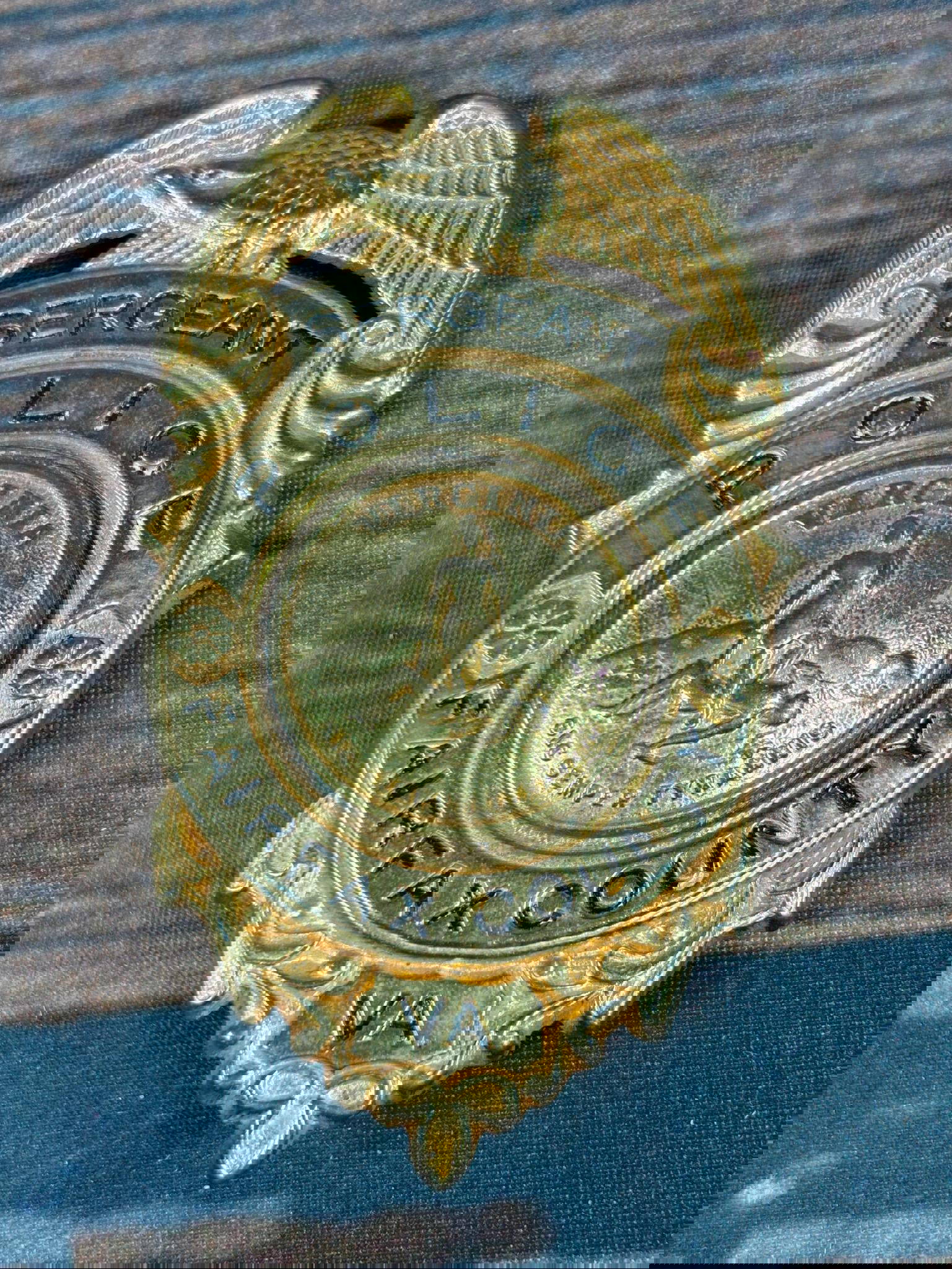 Sergeant Fairfax County Virginia Obsolete Police Badge Auction