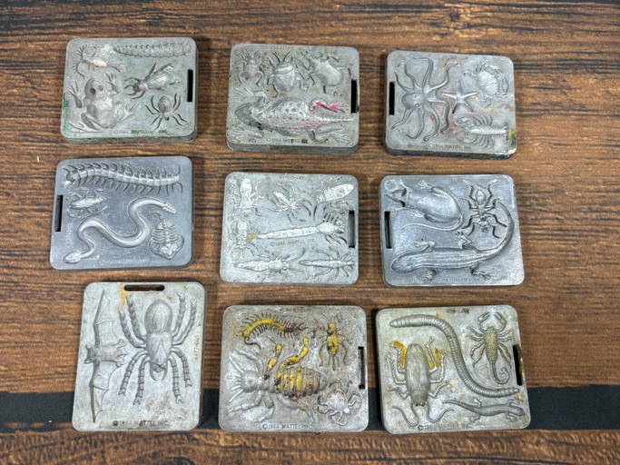 Vintage Thingmaker Forms Bugs And Snakes 1964 Mattel