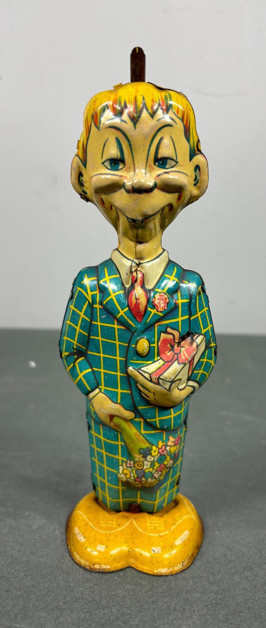 Marx Tin Lithograph Wind Up Mortimer Snerd Toy Auction